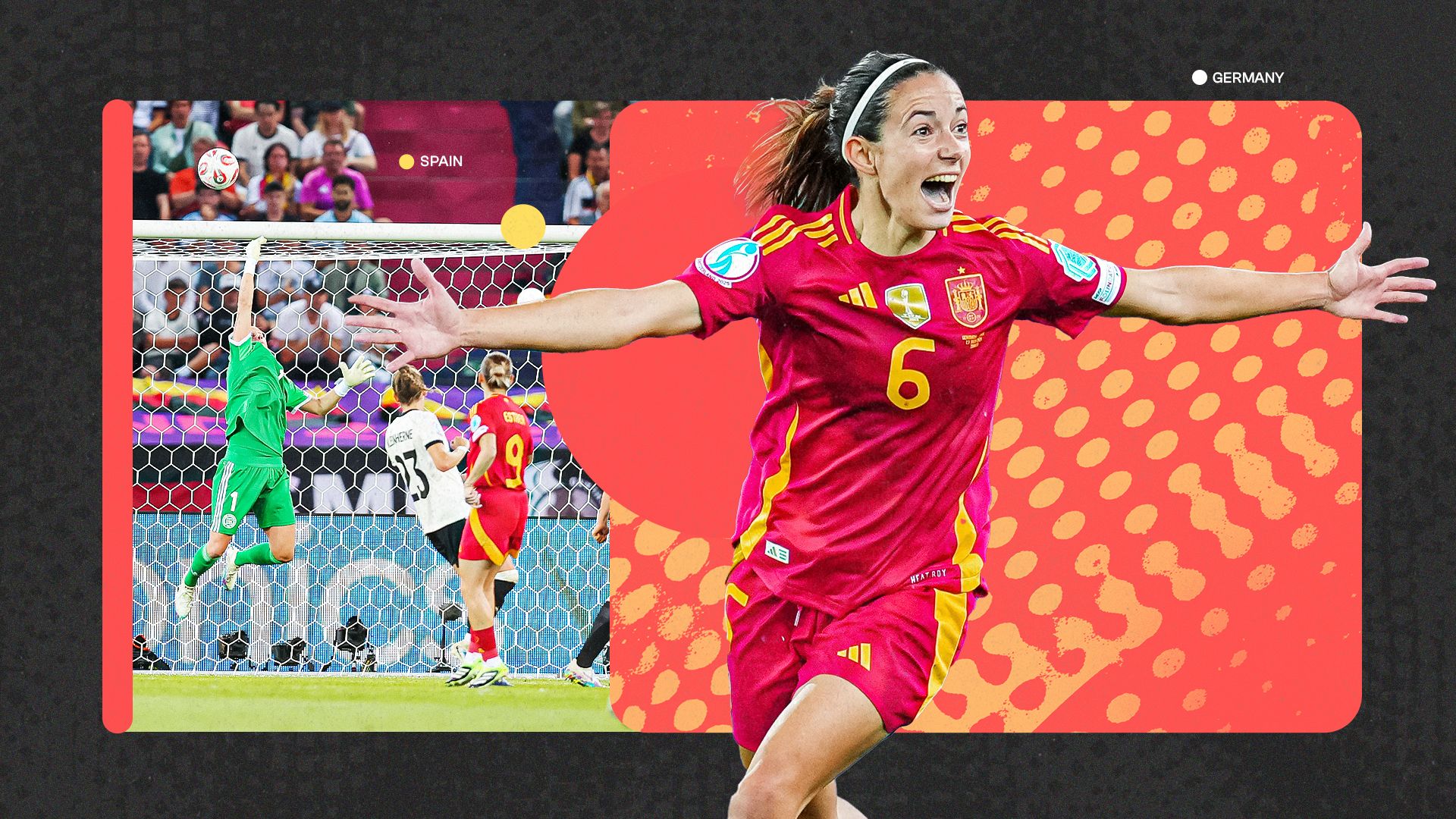 Aitana Bonmati always finds a way! Spain superstar scores sublime late winner to down Germany ...
